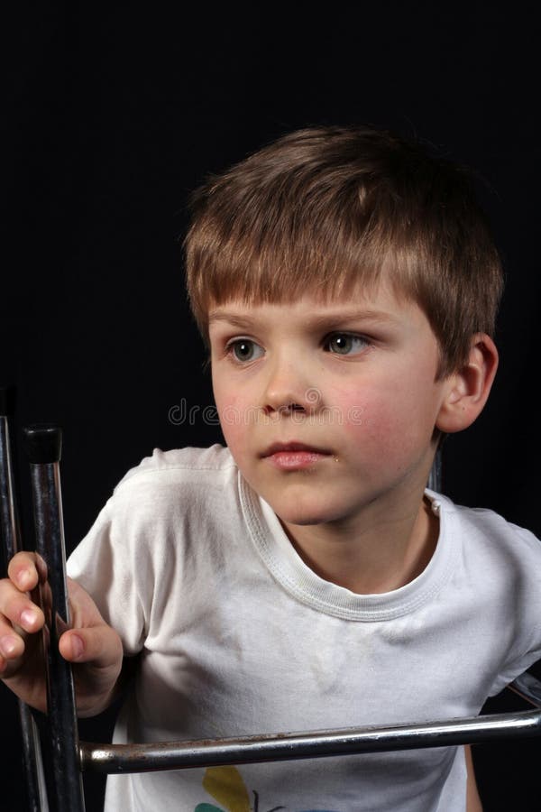 Kind stockfoto. Bild von zicklein, porträt, kind, schauen - 502422