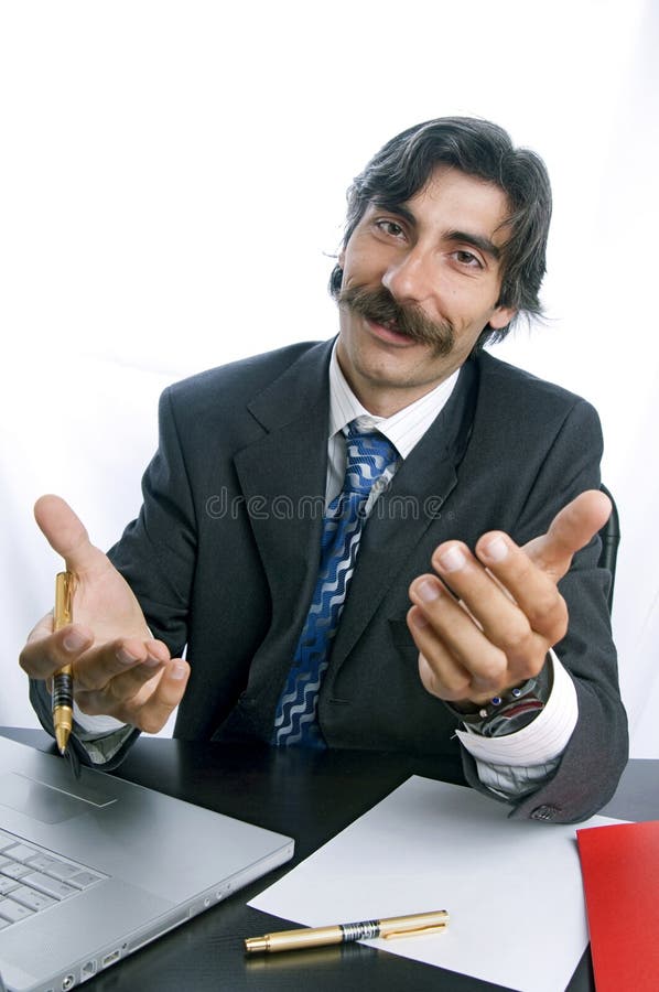 Kind Boss stock photo. Image of desk, grateful, binder - 11270696