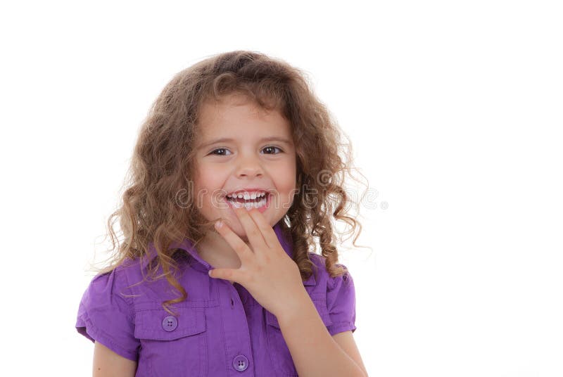 Het Gelukkige Jonge Meisjeskind Dansen Stock Afbeelding - Afbeelding ...