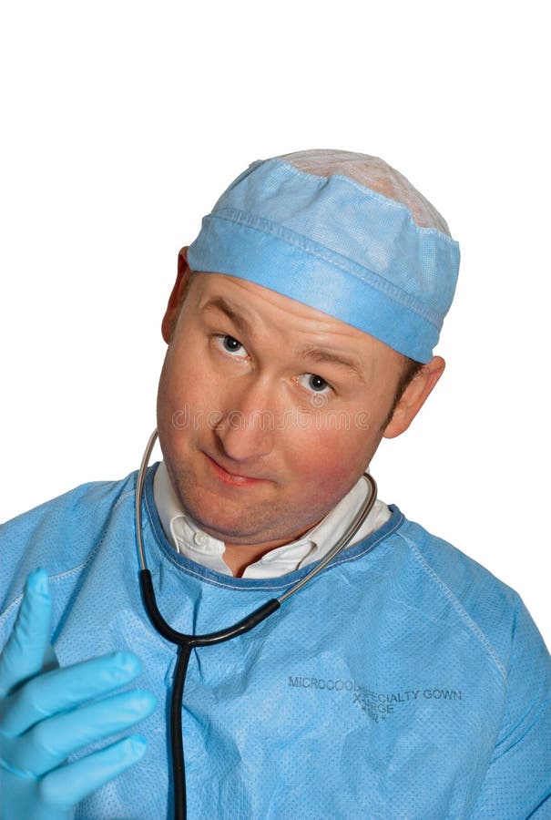 Kind doctor stock image. Image of nurse, stern, clinic - 4822159