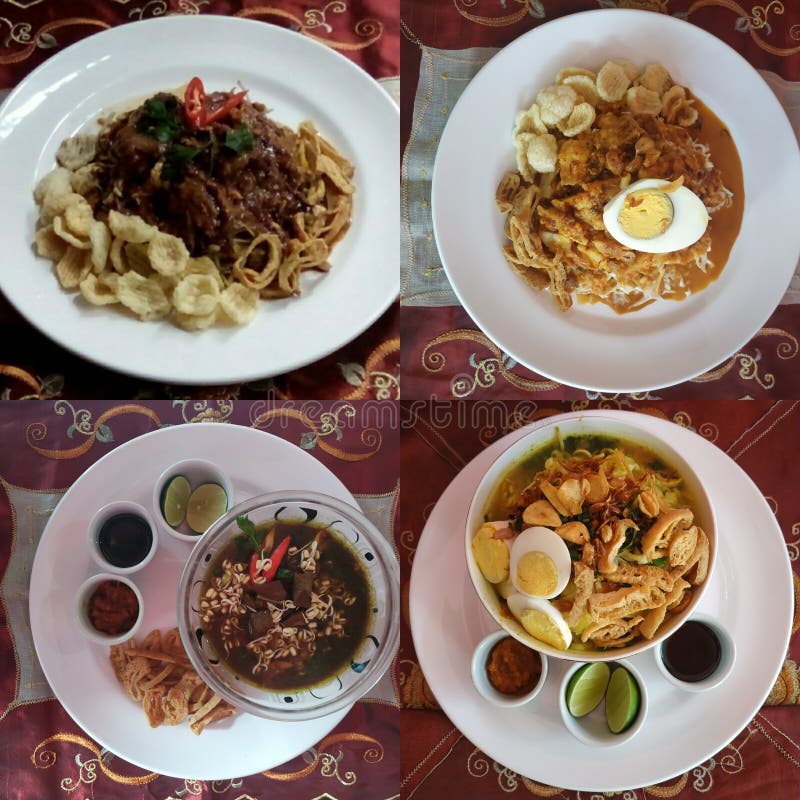 Kind of Indonesia Home Made Traditional Food Stock Photo - Image of ...