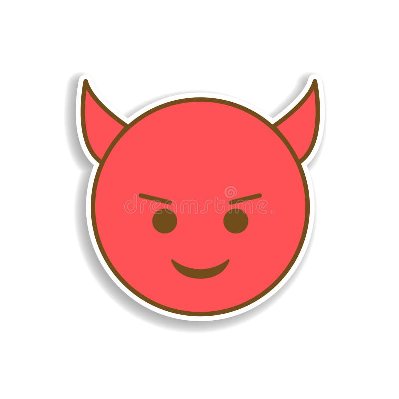 Kind Little Devil Icon. Emoji Icons Universal Set for Web and Mobile ...