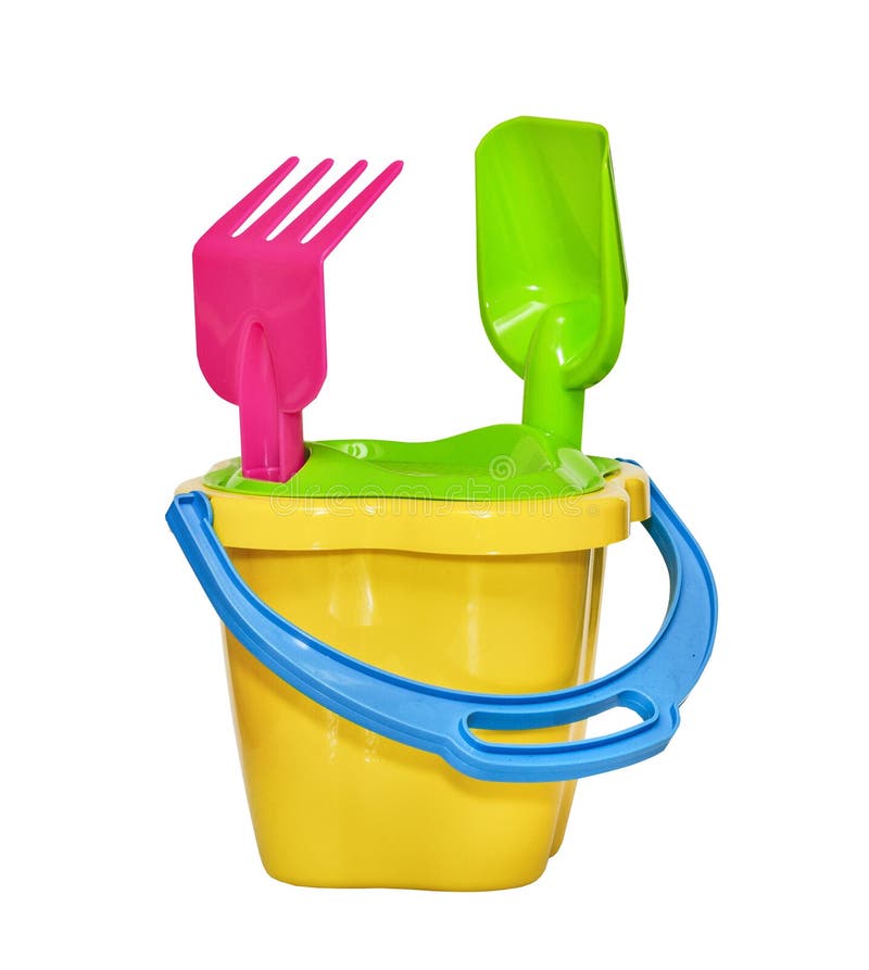 Spielzeug-Eimer Und Schaufel Stockbild - Bild von schaufel, spielzeug ...
