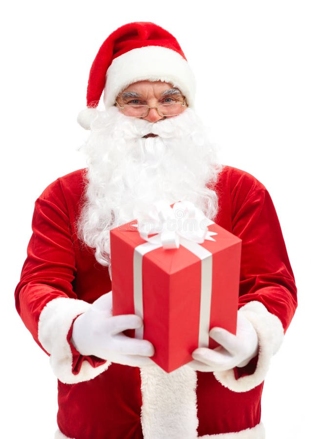 Kind Santa stock image. Image of santa, people, christmas - 24763755