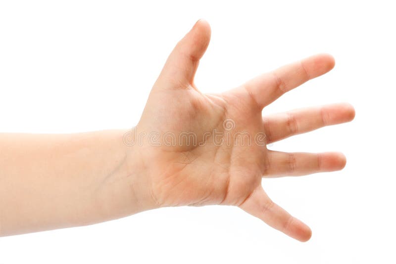 Kinder arm - palm stock photo. Image of white, background - 4014022