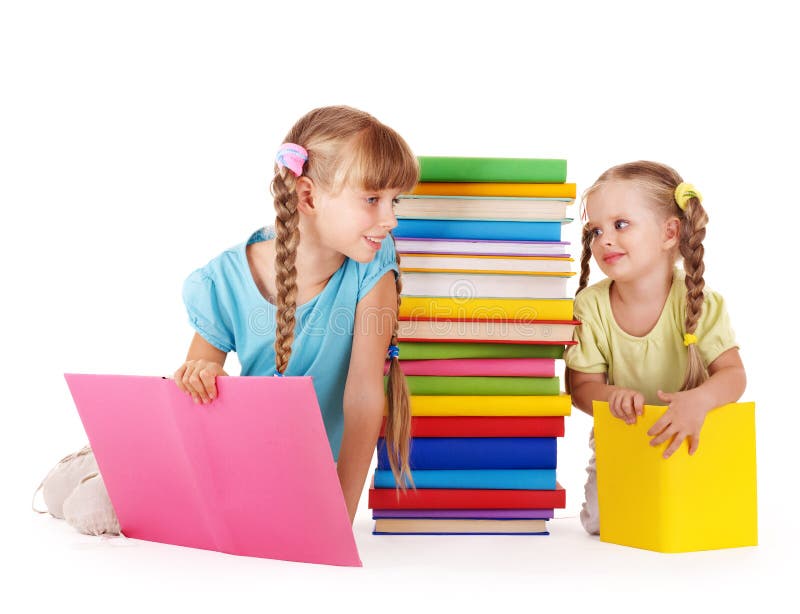 Kinder, Die Einander Betrachten. Stockbild - Bild von wissen ...