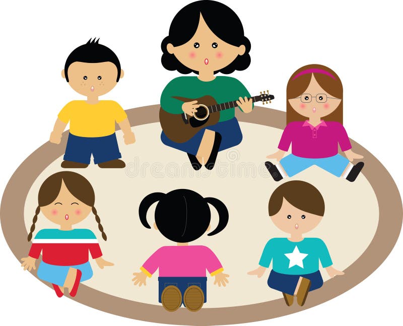 Kinder, die Gruppe singen stock abbildung. Illustration von abbildung ... Kinder, die Gruppe singen stock abbildung. Illustration von abbildung ...