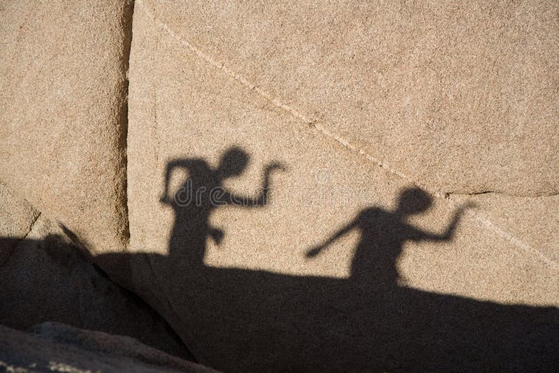 Schatten der Kinder stockbild. Bild von kinder, schatten - 3208369