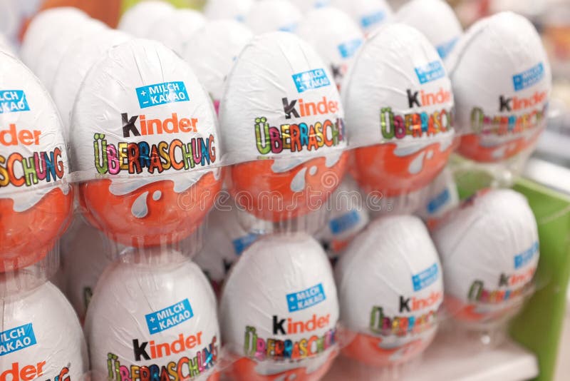Kinder eggs editorial photo. Image of kinder, store, german - 50707636