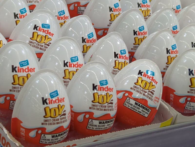 Kinder Joy Eggs Candies Shelf Logo Display Editorial Photo - Image of ...
