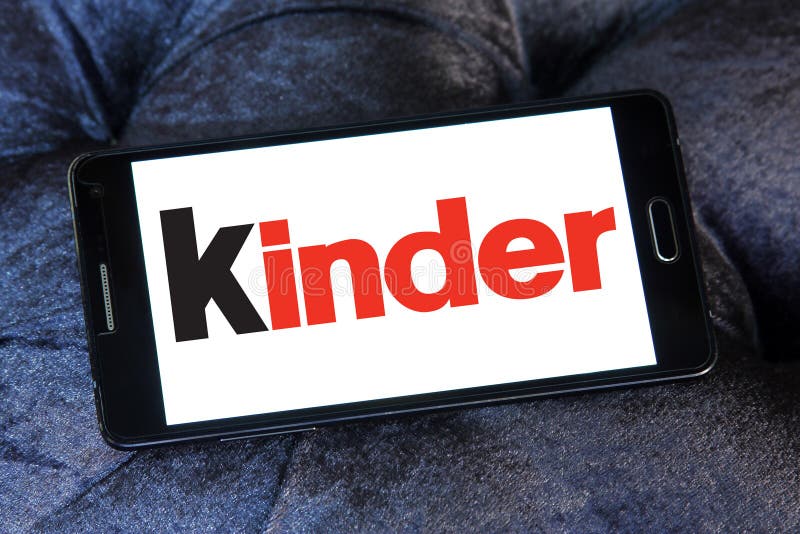 Kinder logo editorial stock image. Image of lindt, mobile - 89542854