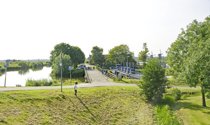 Kinderdijk Overview in Holland Editorial Photo - Image of arquitectura ...