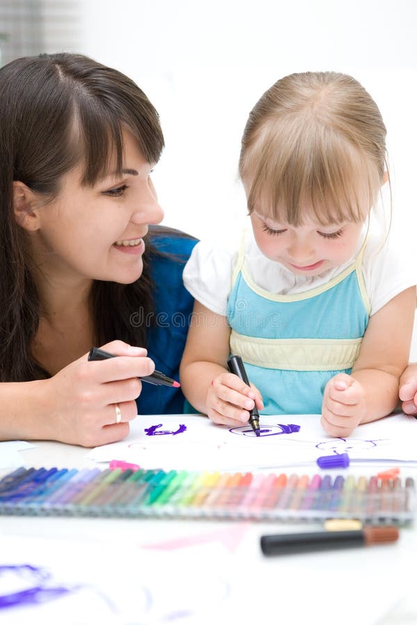 Kindergarten stock photo. Image of girl, childhood, daughter - 16378766