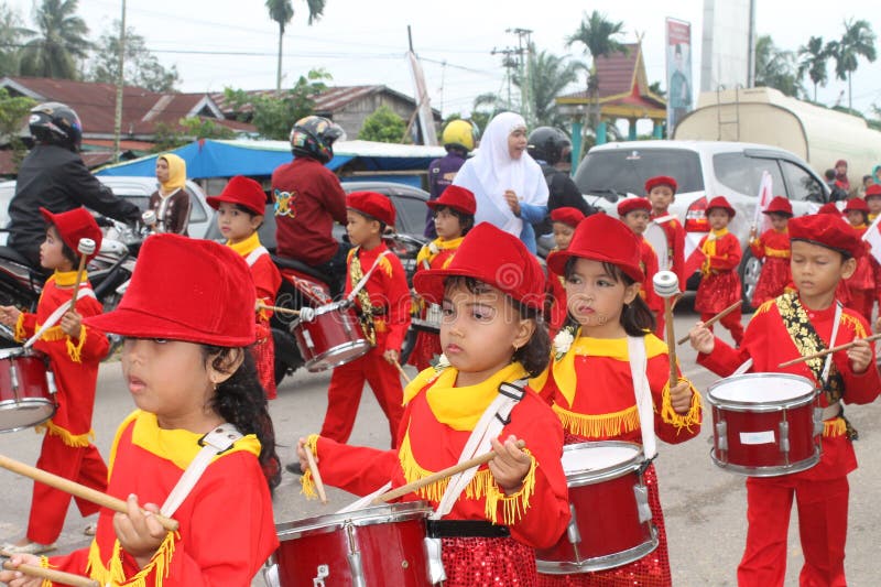 Kindergarten Children S Parade Editorial Stock Photo - Image of ...