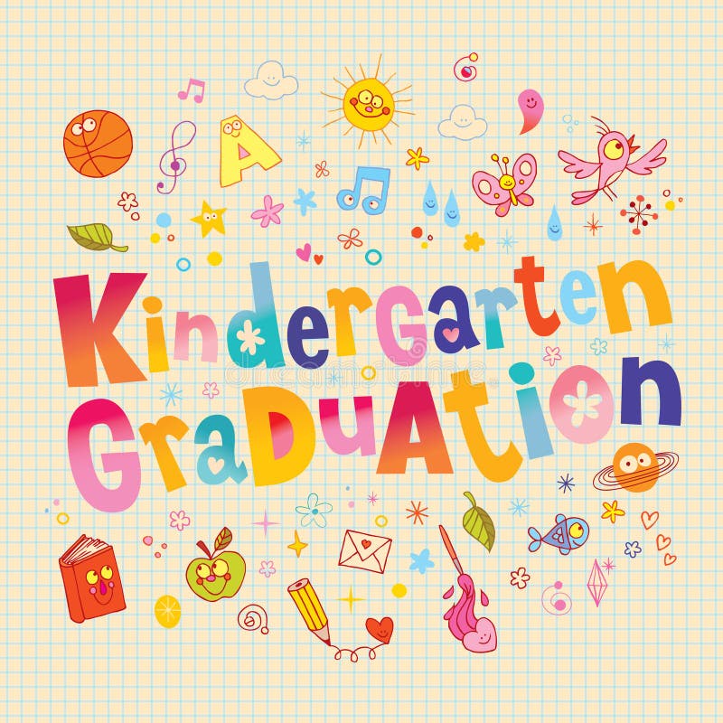 Kindergarten Graduation Card Stock Illustrations – 311 Kindergarten ...