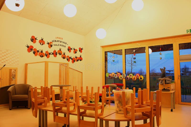 Kindergarten. editorial stock image. Image of furniture - 313093964