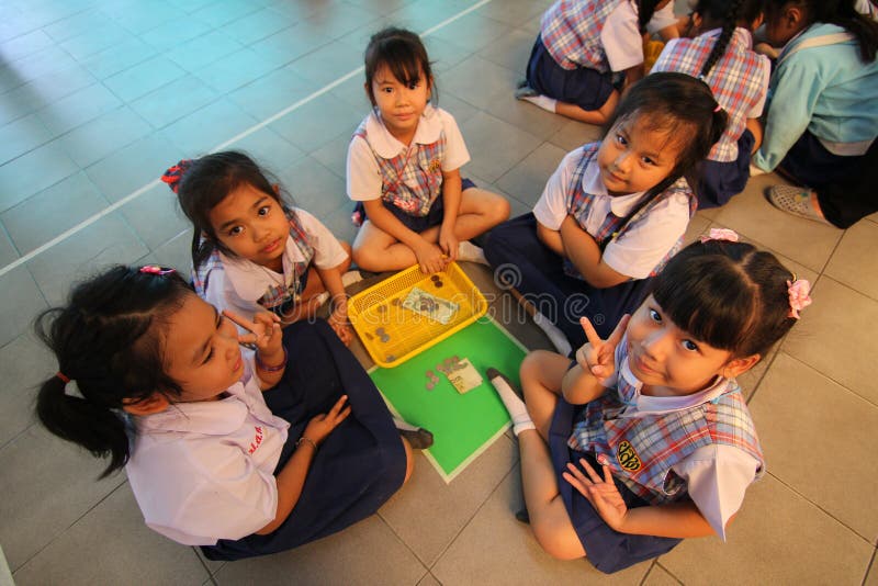 Kindergarten Students are Learning Editorial Stock Photo - Image of ...