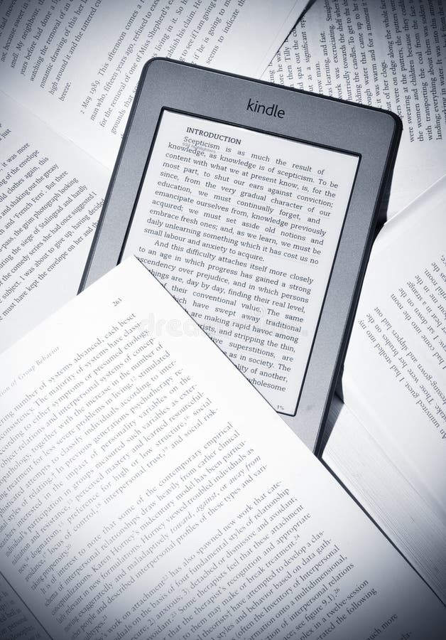 Kindle touch editorial stock image. Image of device, literature - 25386399