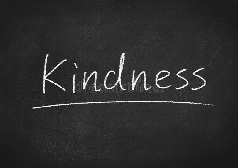 Kindness Word On White Sand Stock Image - Image of concept, poverty ...