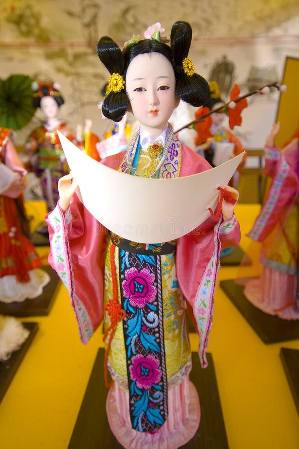 Japansk docka arkivfoto. Bild av traditionellt, hantverk - 30529582