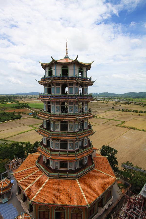 Kinesisk pagod arkivfoto. Bild av thailand, härlig, kultur - 33471080