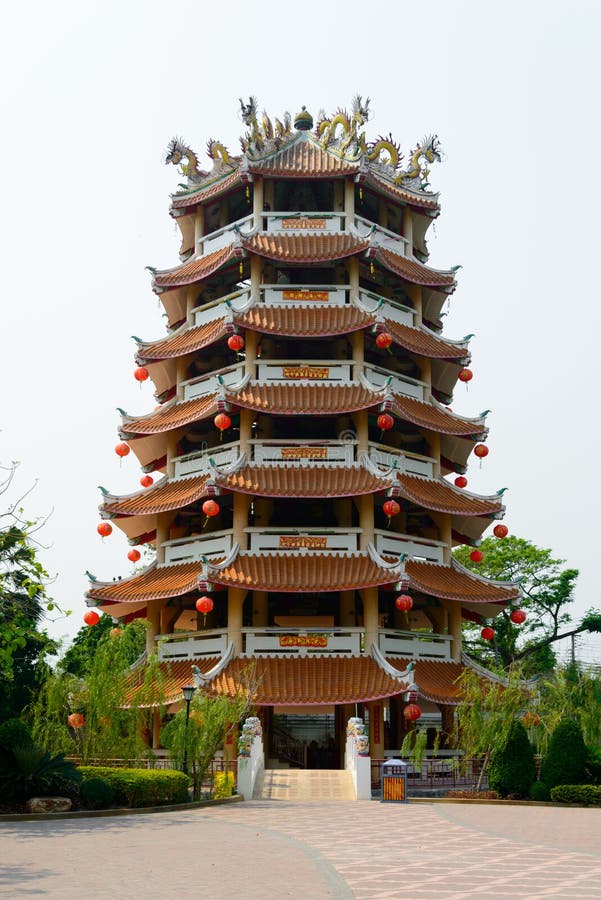 Kinesisk pagod fotografering för bildbyråer. Bild av kultur - 38895359