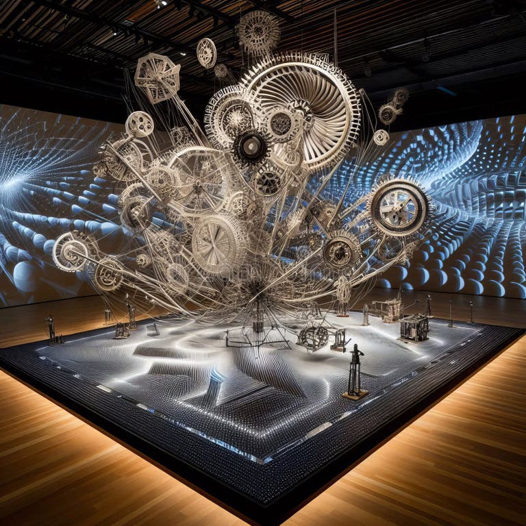 146 116. a Kinetic Art Installation that Usesmovable Elements Stock ...