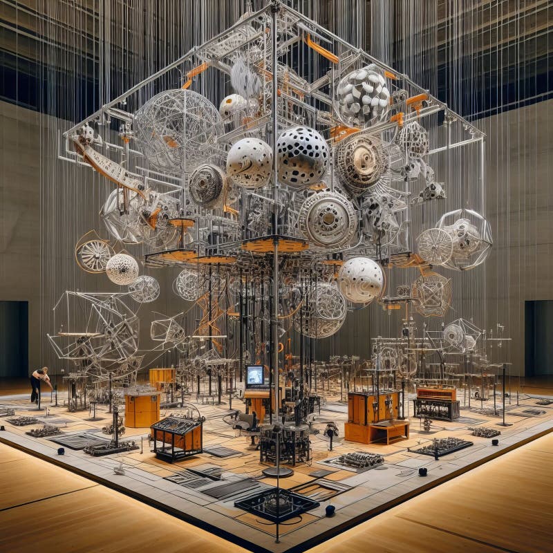 147 116. a Kinetic Art Installation that Usesmovable Elements Stock ...