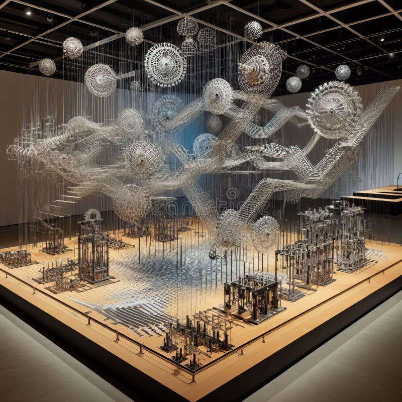 148 116. a Kinetic Art Installation that Usesmovable Elements Stock ...