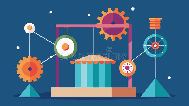 A Kinetic Installation with Moving Parts and Gears Translating Data ...