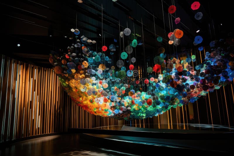 Kinetic and Interactive Art Installation Featuring Different Shapes ...