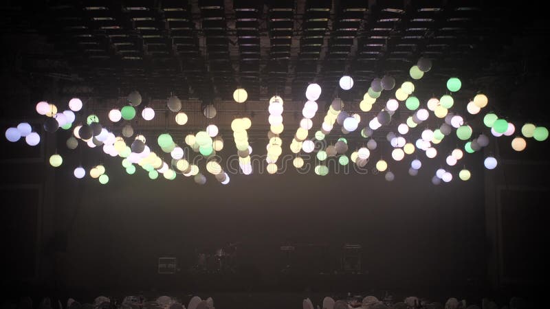 Kinetic lighting system stock footage. Video of concept - 110143720