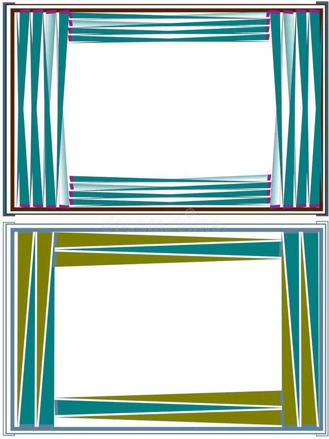 Kinetic photo frames stock illustration. Illustration of kinetics ...