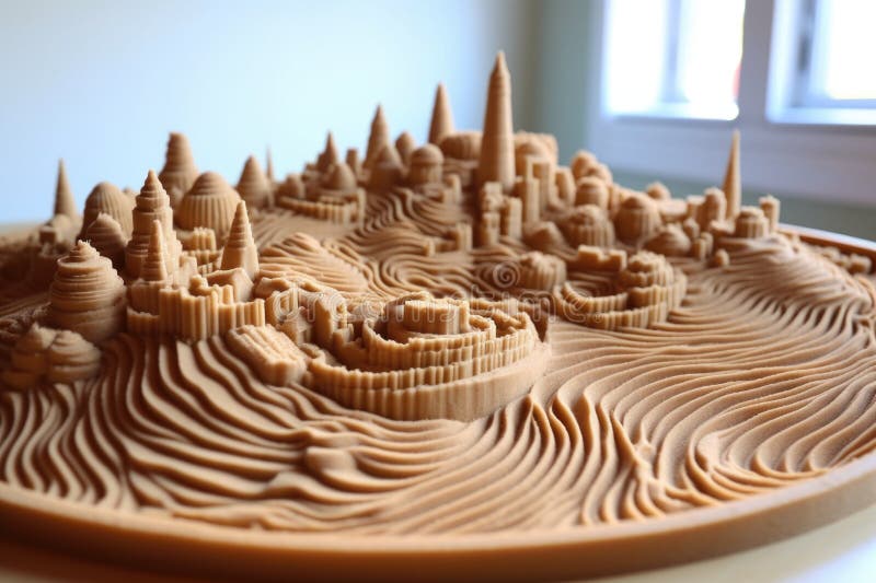 Kinetic Sand Art Creating Shifting Patterns Stock Photo - Image of ...