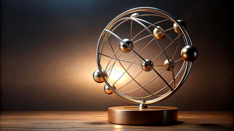 Kinetic Art: Where Form Meets Motion Digital Creation Stock Image ...