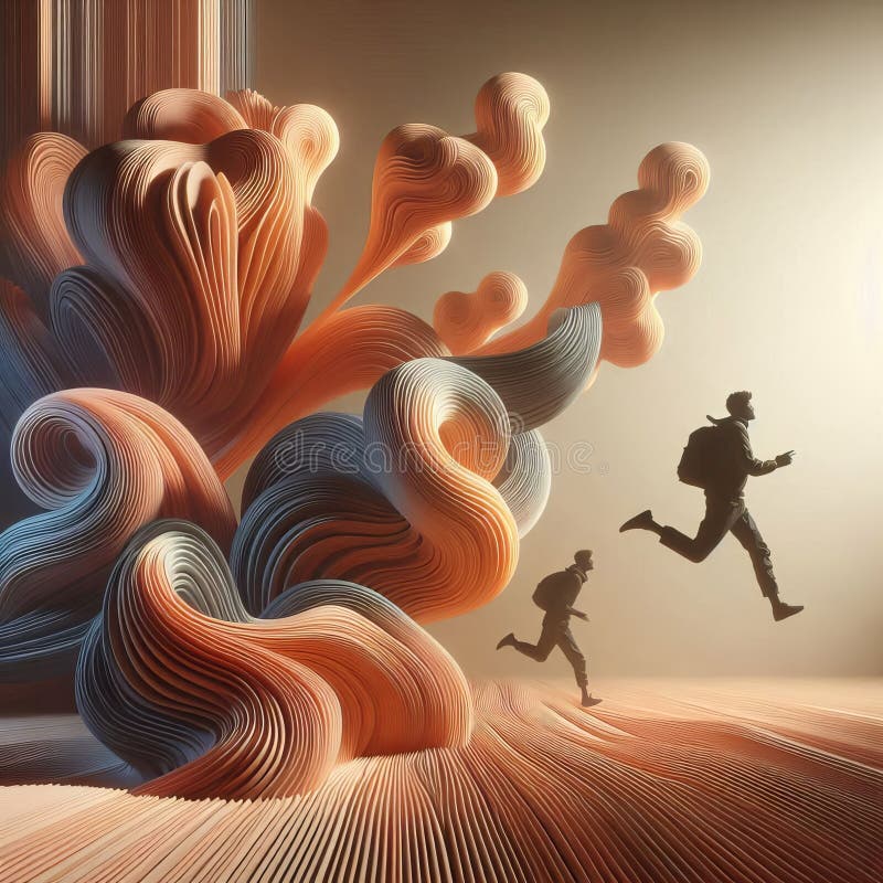 156 121. a Kinetic Sculpture that Moves an Changes Shape in Res Stock ...