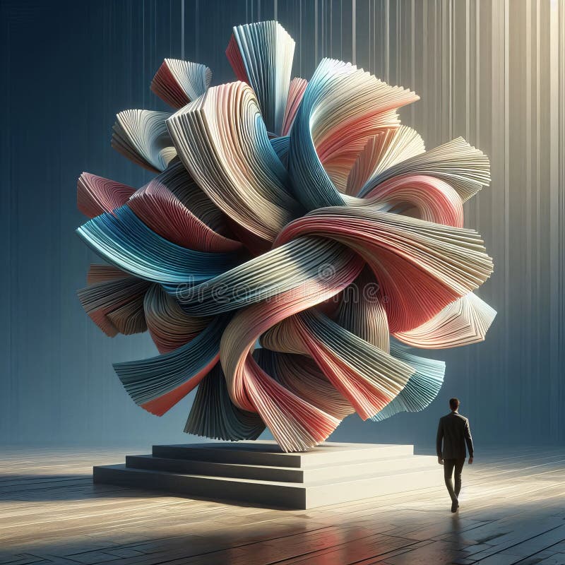 159 121. a Kinetic Sculpture that Moves an Changes Shape in Res Stock ...