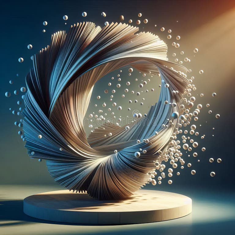 A Kinetic Sculpture that Moves and Change Shape in Response To Stock ...