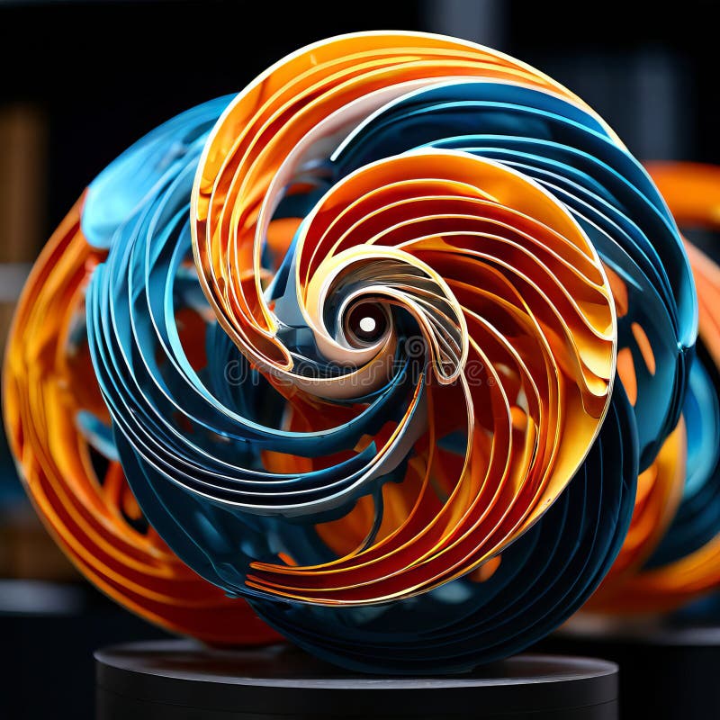 A Kinetic Sculpture that Moves and Change Shape in Response To Stock ...