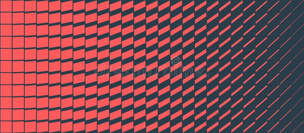 Kinetic Tech Grid Vector Background with Red Curved Transition Stock ...