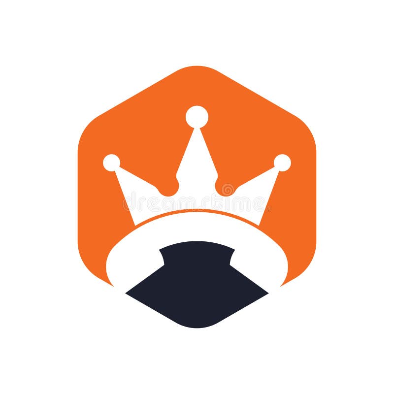 King Call Vector Logo Design. Stock Vector - Illustration of cellular ...