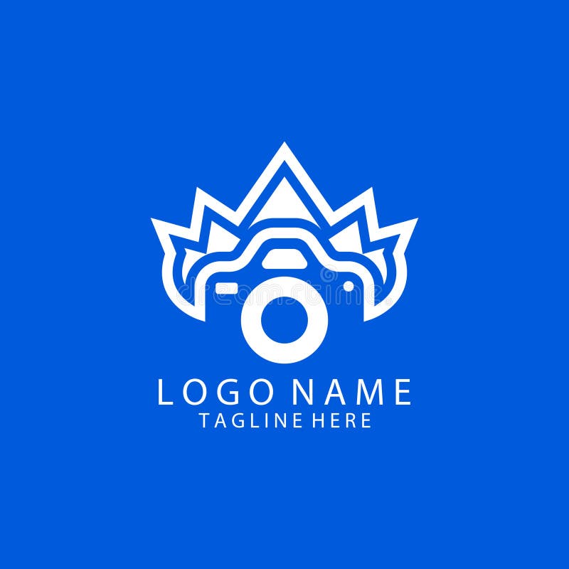 King Camera Logo Design Vector Stock Vector - Illustration of design, crest: 380163134