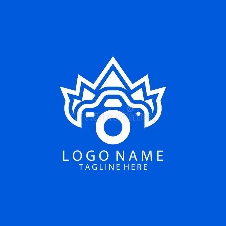 King Camera Logo Design Vector Stock Vector - Illustration of design ...