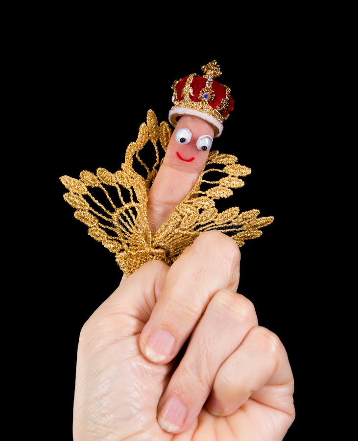 King caricature puppet stock photo. Image of monarchy - 55308532