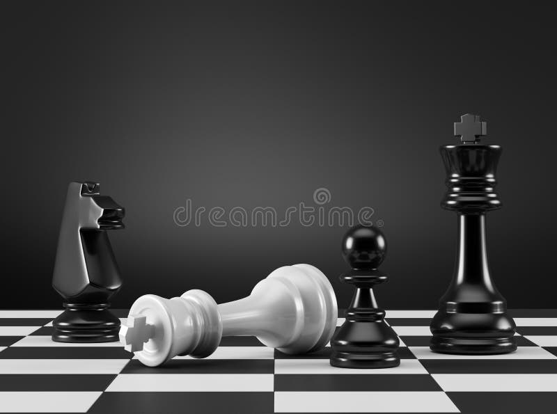 King Checkmate stock illustration. Illustration of leisure - 45209313