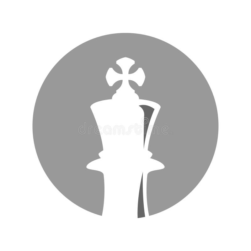 King chess logo design stock illustration. Illustration of chess ...