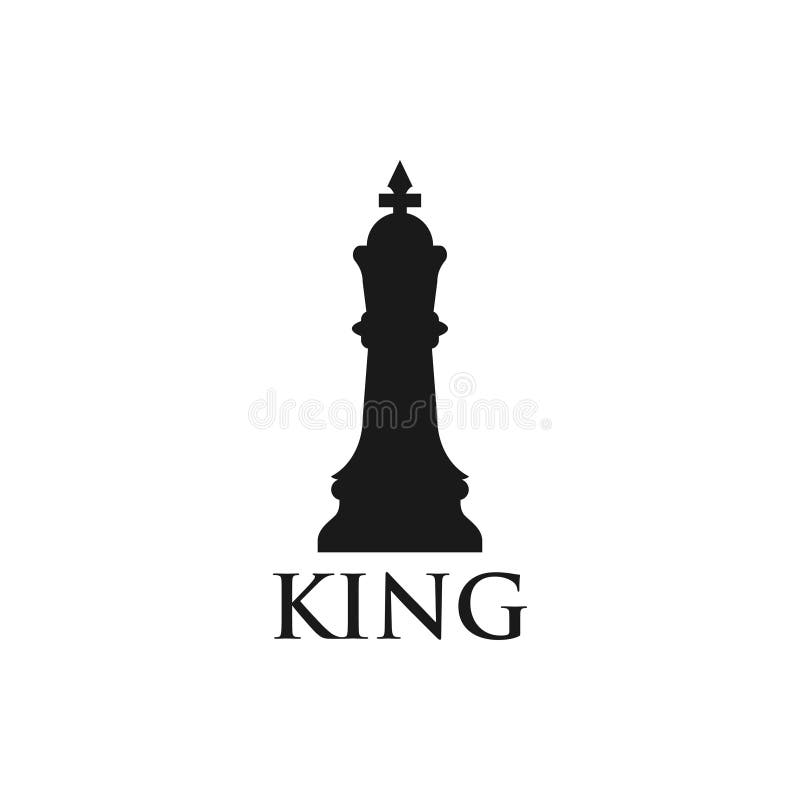 King Chess Piece Graphic Design Template Vector Stock Vector ...