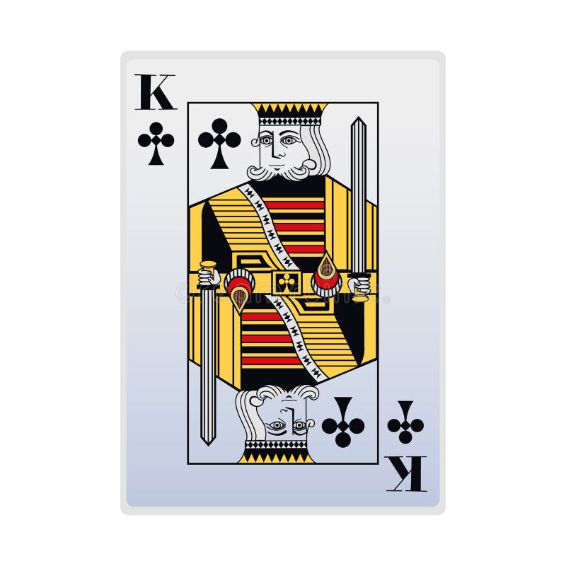 King Card of Poker and Coins Design Stock Vector - Illustration of ...