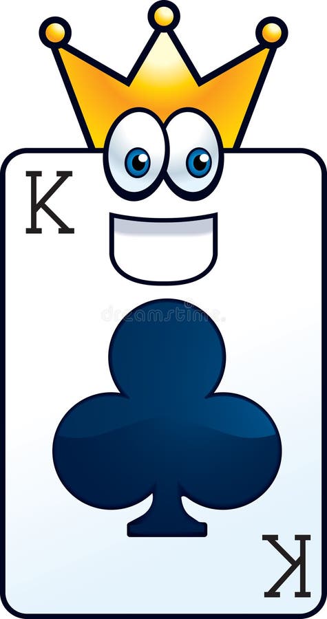 King Card stock vector. Illustration of card, game, clip - 2032287