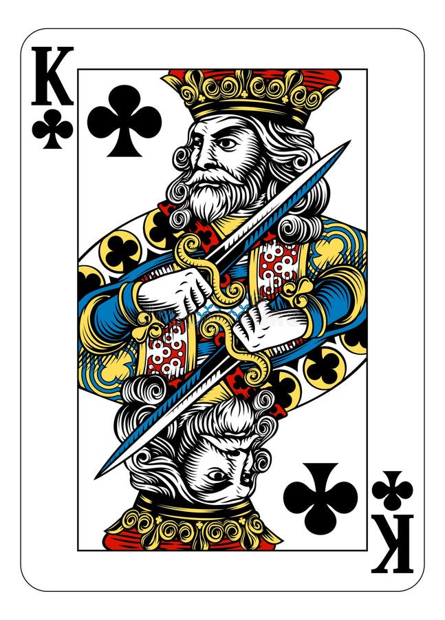 King of Clubs Design from Deck of Playing Cards Stock Vector ...